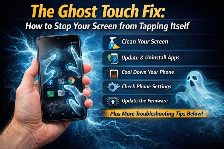Ghost Touch Fix: How to Stop Your Android Screen from Tapping Itself ...